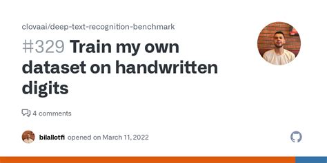 Train My Own Dataset On Handwritten Digits · Issue 329 · Clovaaideep Text Recognition