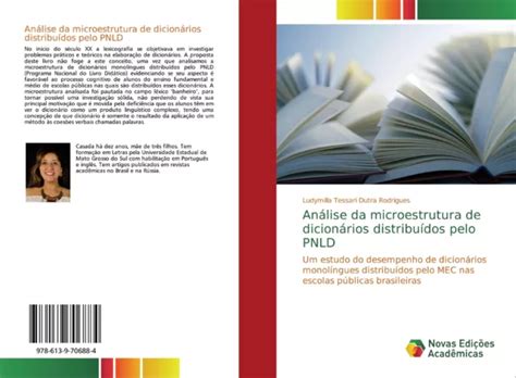 An Lise Da Microestrutura De Dicion Rios Distribu Dos Pelo Pnld