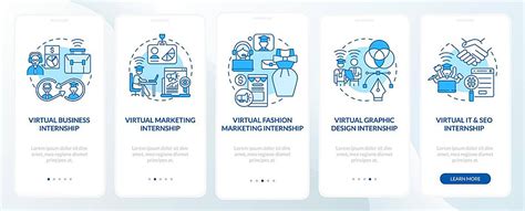 Internship Program Vector Infographic Template Text Step Strategy
