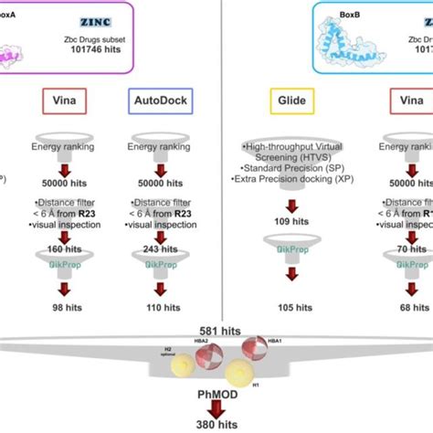 Vs Workflow Scheme Of The Filtering Steps Adopted During The Docking