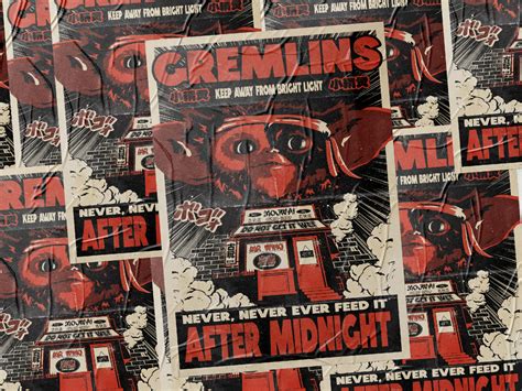 Gremlins ‘s Rules Poster By El Caballeros