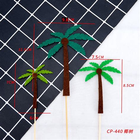 Woodland Green Trees Cake Topper Handmade Woodland Theme Felt Tree Cake