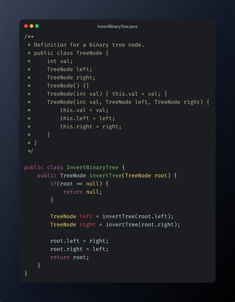 Datastructures Java Binarytree Inversion Algorithms Coding