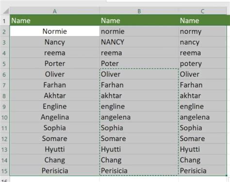 Compare Text In Excel Exceltutorial