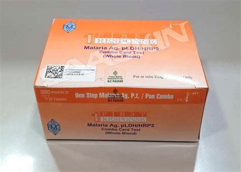 Premier First Response Malaria Ag Pldh Hrp2 Combo Card Test At Best
