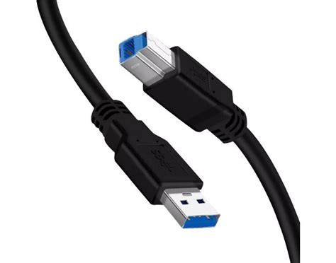 Usb Printer Cable M Black Made In Taiwan