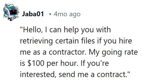 Boss Contacts Employee To Ask For Important Files After 20 Years DEFUSED