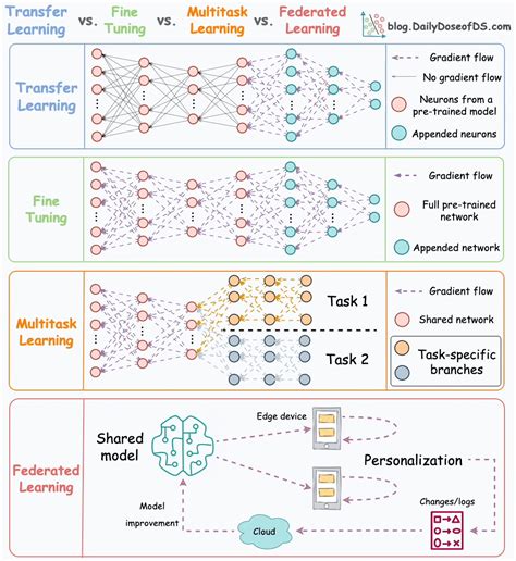 Transfer Learning Vs Fine Tuning Vs Multitask Learning Vs Federated Learning Rdeeplearning