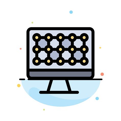 Computer Technology Hardware Abstract Flat Color Icon Template 14603632