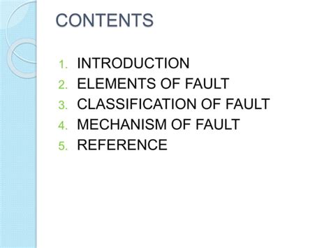 Fault Classification Of Fault And Mechanism Of Faulting PPTX Geology Science