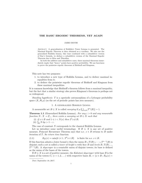 Pdf The Basic Ergodic Theorems Yet Again