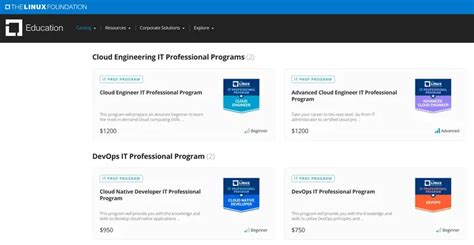 Linux Foundation It Professional Programs