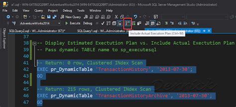 德瑞克：sql server 學習筆記 dynamic sql pass dynamic table name variable 動態
