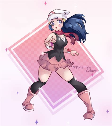 Hikari Dawn Pokemon By Pinkittencake On Deviantart