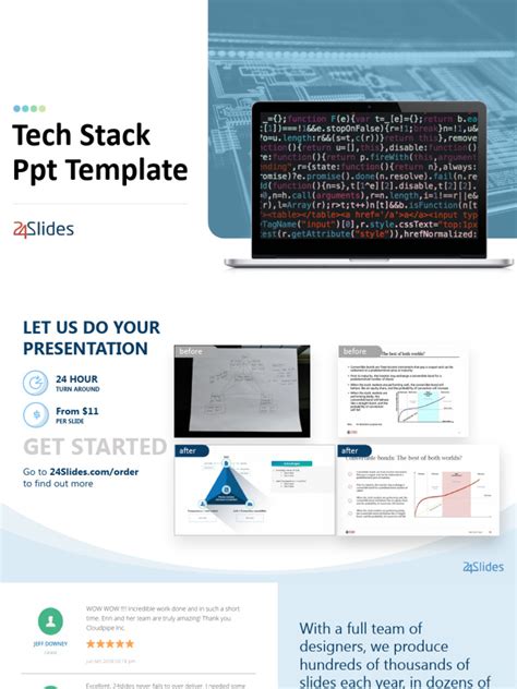 Tech Stack Ppt Corporate Template Pdf Computer Science System Software