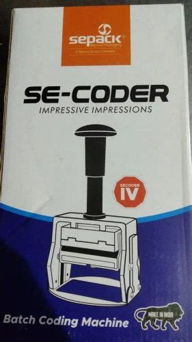 sepack batch coding machine manual at ₹ 5000 piece in cuttack id
