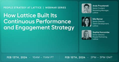 Lattice On Linkedin How Lattice Built Its Continuous Performance And Engagement Strategy Lattice On Linkedin How Lattice Built Its Continuous Performance And Engagement Strategy