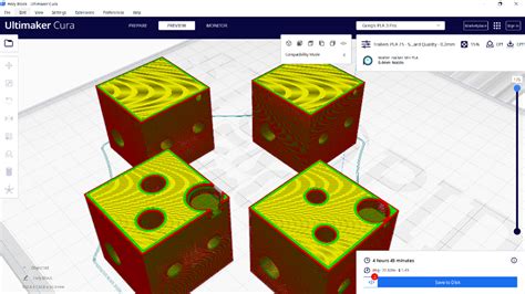 5 2 1 Sliced Model Missing Details Only In One Orientation Bug UltiMaker Cura UltiMaker