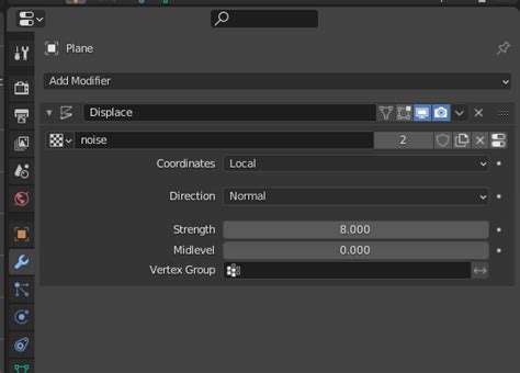 Equal Vertices Spacing When Using Displacement Modifier Blender Stack