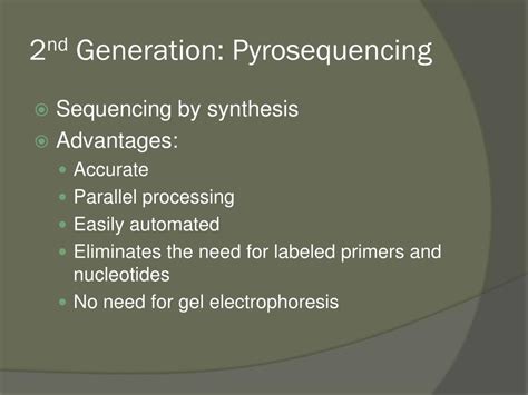 PPT DNA Sequencing Methods PowerPoint Presentation Free Download ID