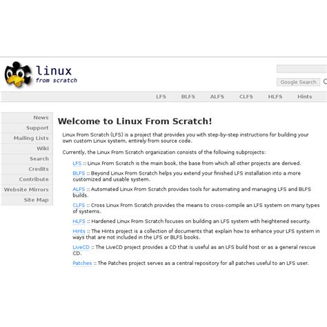 Lfs（linux From Scratch项目简称）百度百科