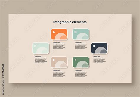 6 Step Workflow Infographic Stock Template Adobe Stock