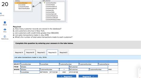 Solved Required A How Many Customer Records Are Stored In