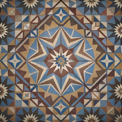 Geometric Seamless Tile Pattern For Textile Fabric Decoration And Architecture Ai Generated
