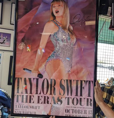 “signed” Eras Tour Movie Poster Thoughts R Taylorswiftautographs