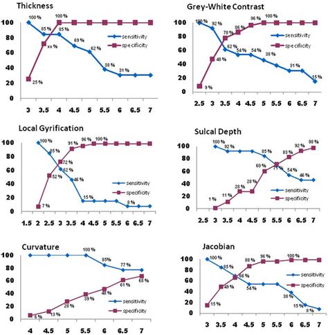 Detection Sensitivity And Specificity Calculations For Cortical Surface Download Scientific