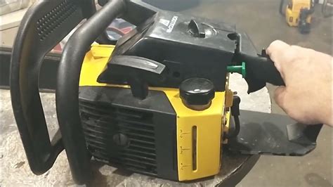 Mccullough 610 Chainsaw Clean 20 Bar An Chain Youtube