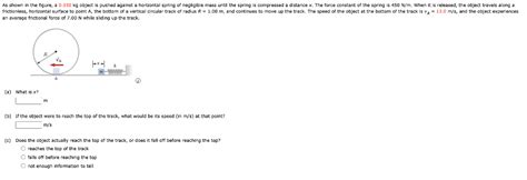 Solved An Average Frictional Force Of 7 00 N While Sliding