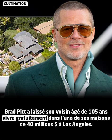 Cultination En 1994 Brad Pitt A Acheté Une Propriété à Facebook