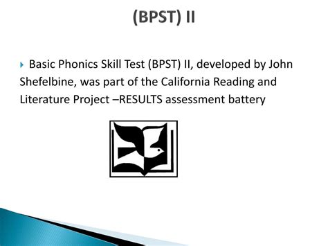 Ppt Bpst Ii Basic Phonics Skills Test Powerpoint Presentation Free