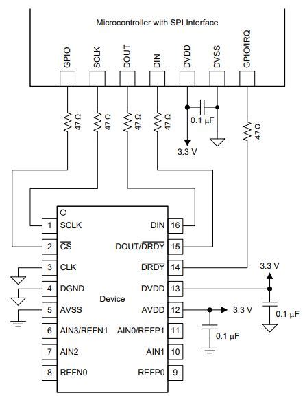 Подключение 24 битного модуля АЦП Ads1220 к Arduino схема и программа