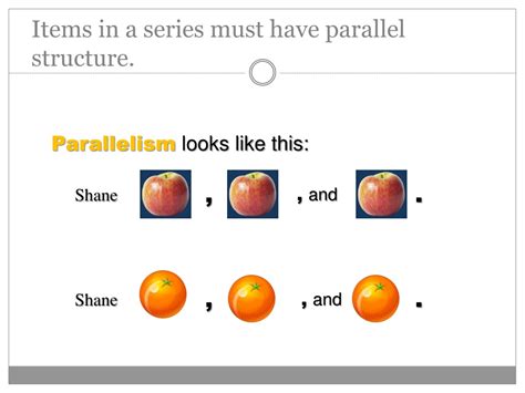 Ppt Parallel Structure Powerpoint Presentation Free Download Id