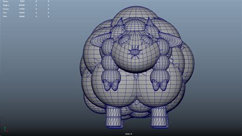 3d Wooloo Model On Behance