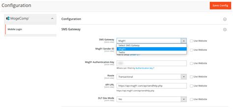 SMS Gateway API Settings Support Portal For Magento Extensions Services