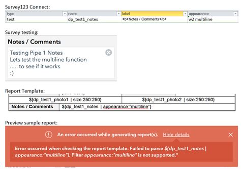 understanding survey123 feature reports esri community