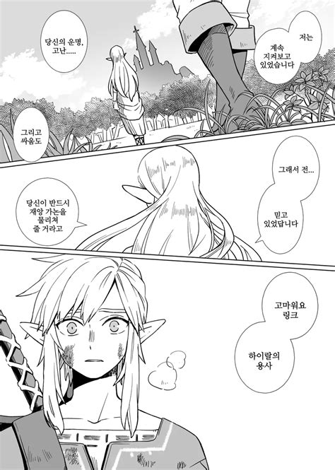 타장 엔딩 이후 링크와 젤다 만화 1편 Hoyolab