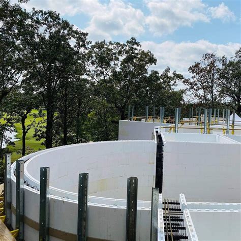 Residential Icf Home With Tall Walls And Many Corners Ecohome