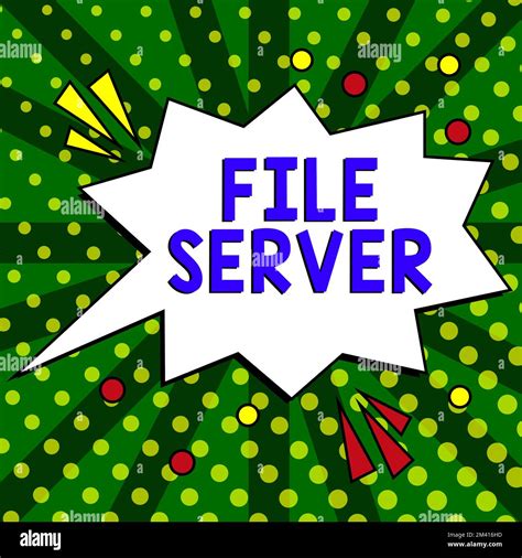 Conceptual Caption File Server Business Concept Device Which Controls Access To Separately