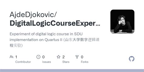 Github Ajdedjokovicdigitallogiccourseexperiment Experiment Of Digital Logic Course In Sdu