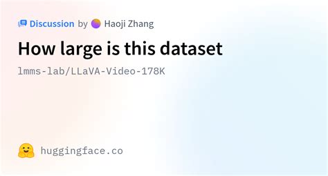 Lmms Labllava Video 178k · How Large Is This Dataset