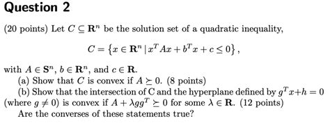 solved question 2 20 ﻿points ﻿let csubern be ﻿the solution