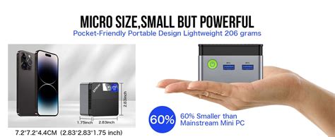 GMKtec NucBox G5 Mini PC Known For Its Micro Size Yet Powerful Performance Ideal For Compact