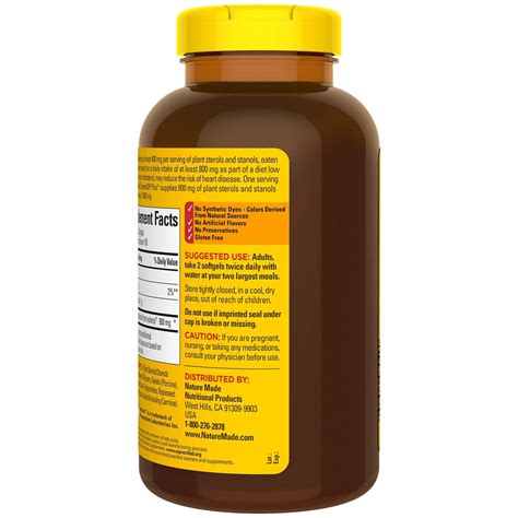 Nature Made Cholestoff Plus Softgels For Heart Health 210 Ct Emmanta