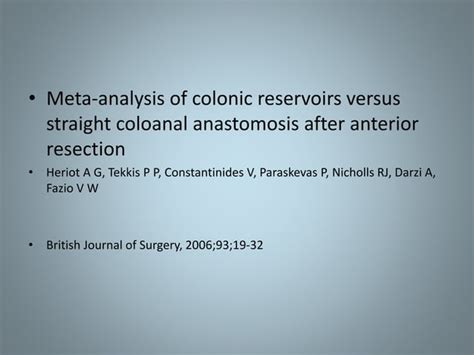 Low Anterior Resection Pptx Surgery Medical Health