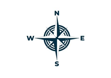 Cardinal Direction Logo Icon Vector Compas Clipart Compass Wind Direction Vector Png And