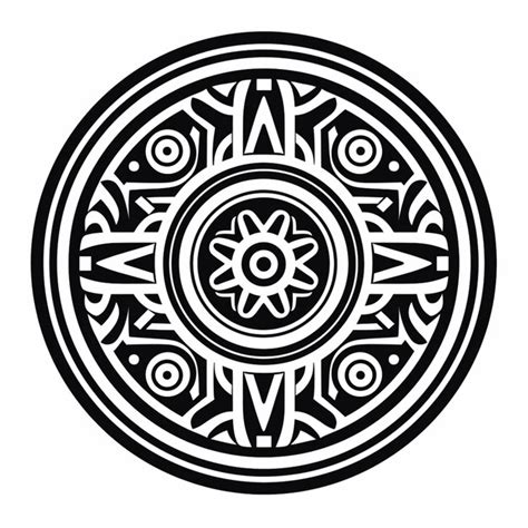 Premium Ai Image A Close Up Of A Circular Design With A Circular